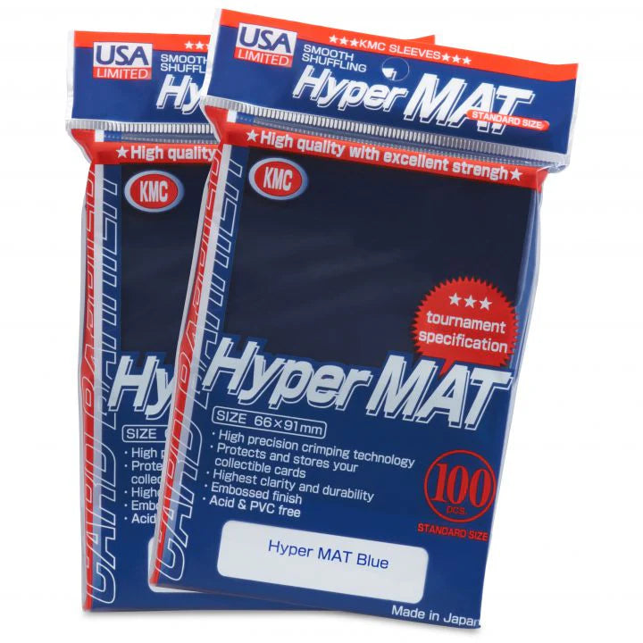 KMC Hyper Mat 100ct Blue